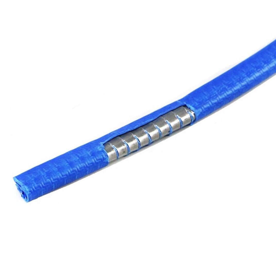 Rola cheder albastra cu insertie metalica 5 metri, protectie usi auto ...