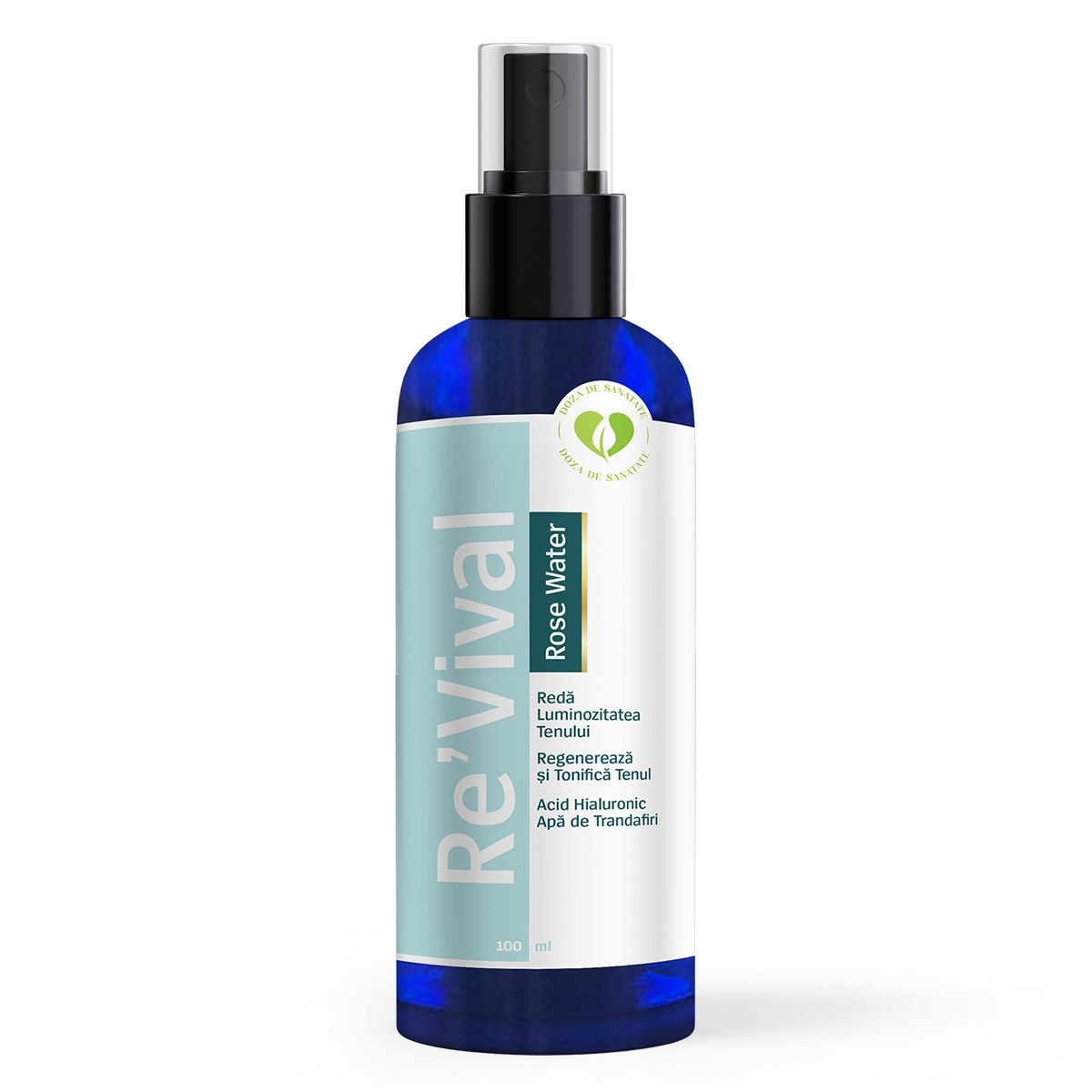 Apa de trandafiri, Rose Water Re'Vival, Doza de Sanatate- 100ml - eMAG.ro