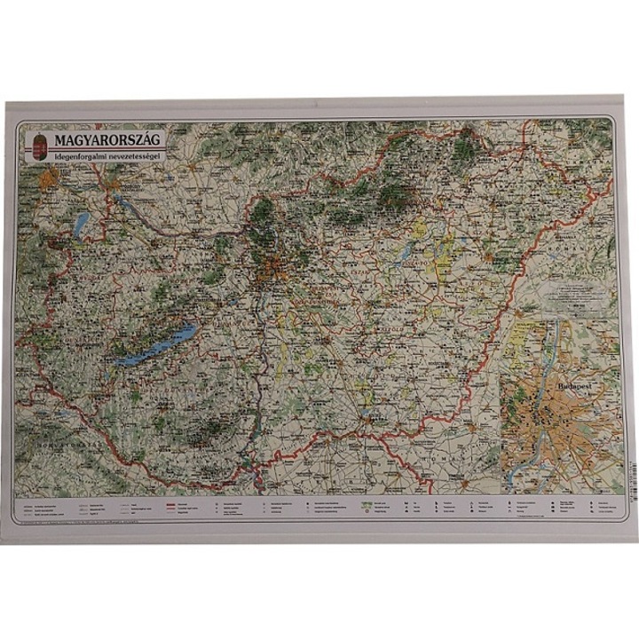 Harta murala Ungaria, Nyírkarta, 2007, 70 cm x 50 cm - eMAG.ro