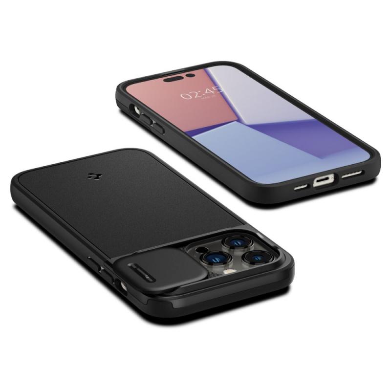 Carcasa Spigen Optik Armor MagSafe compatibila cu iPhone 14 Pro Max ...
