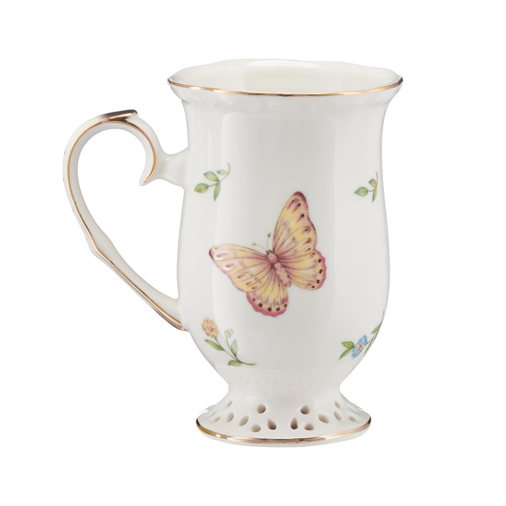 Cana Leda Ivory, Villa Italia, Model flori si insecte, Portelan, 300 ml ...