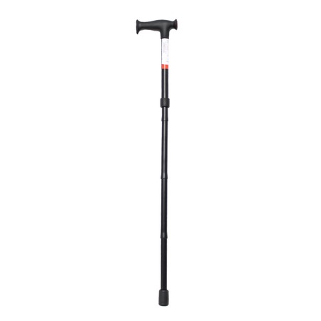 Baston pliabil cu maner ergonomic, ajustabil pe inaltime, negru ...