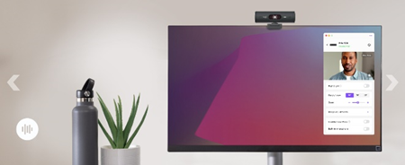 Camera web Logitech Brio 500, Full HD 1080p, RightLight 4, 90 FoV, USB ...