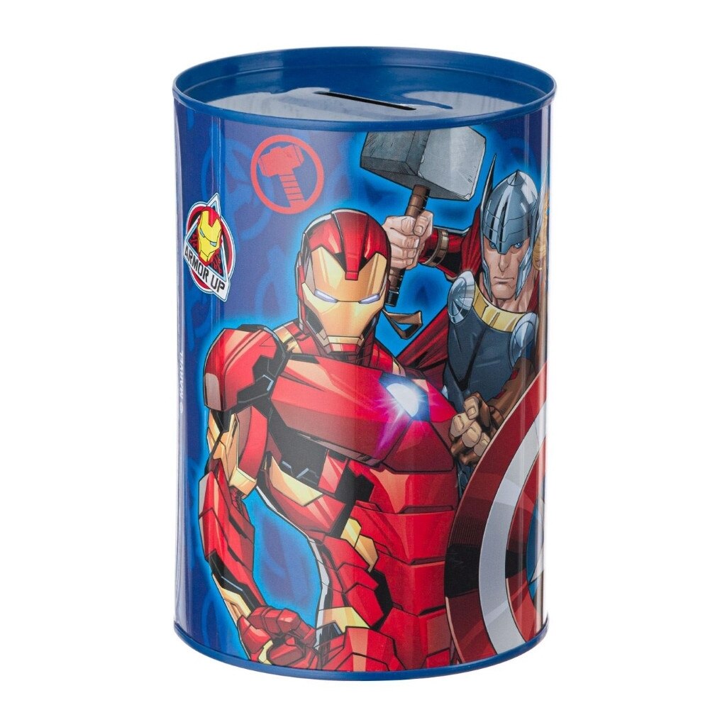 Pusculita Model Marvel Avengers, Din Metal, Sferique, 10x15 cm - eMAG.ro