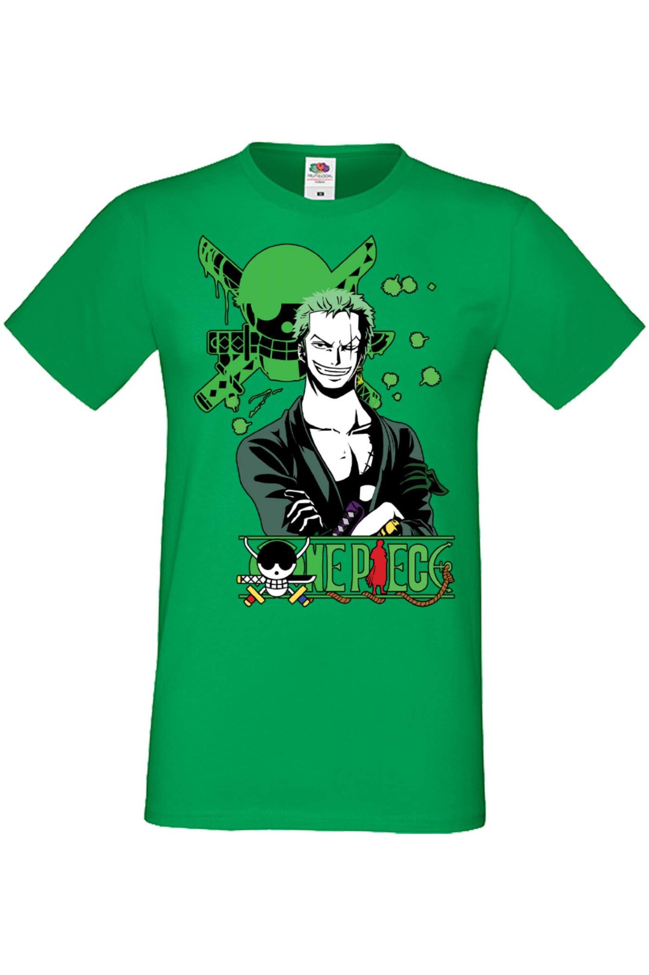 Férfi póló Japan Manga Anime Comics Tralala One Piece Roronoa Zoro 03 ...
