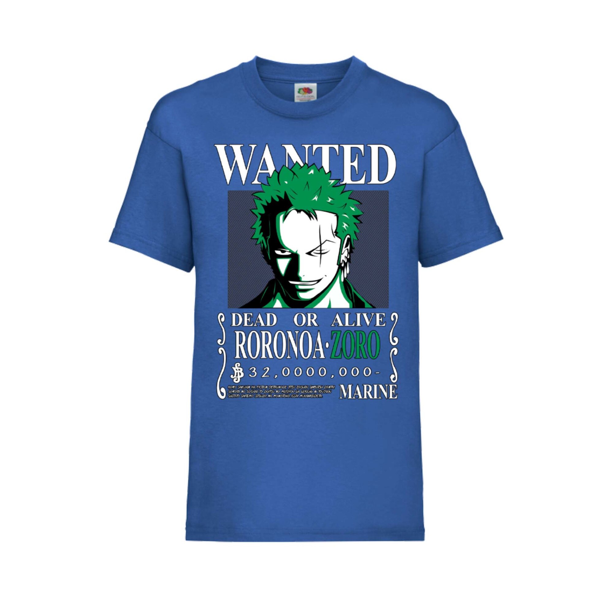 Gyerek póló Manga Anime Japan Comics Tralala One Piece Roronoa Zoro 01 ...