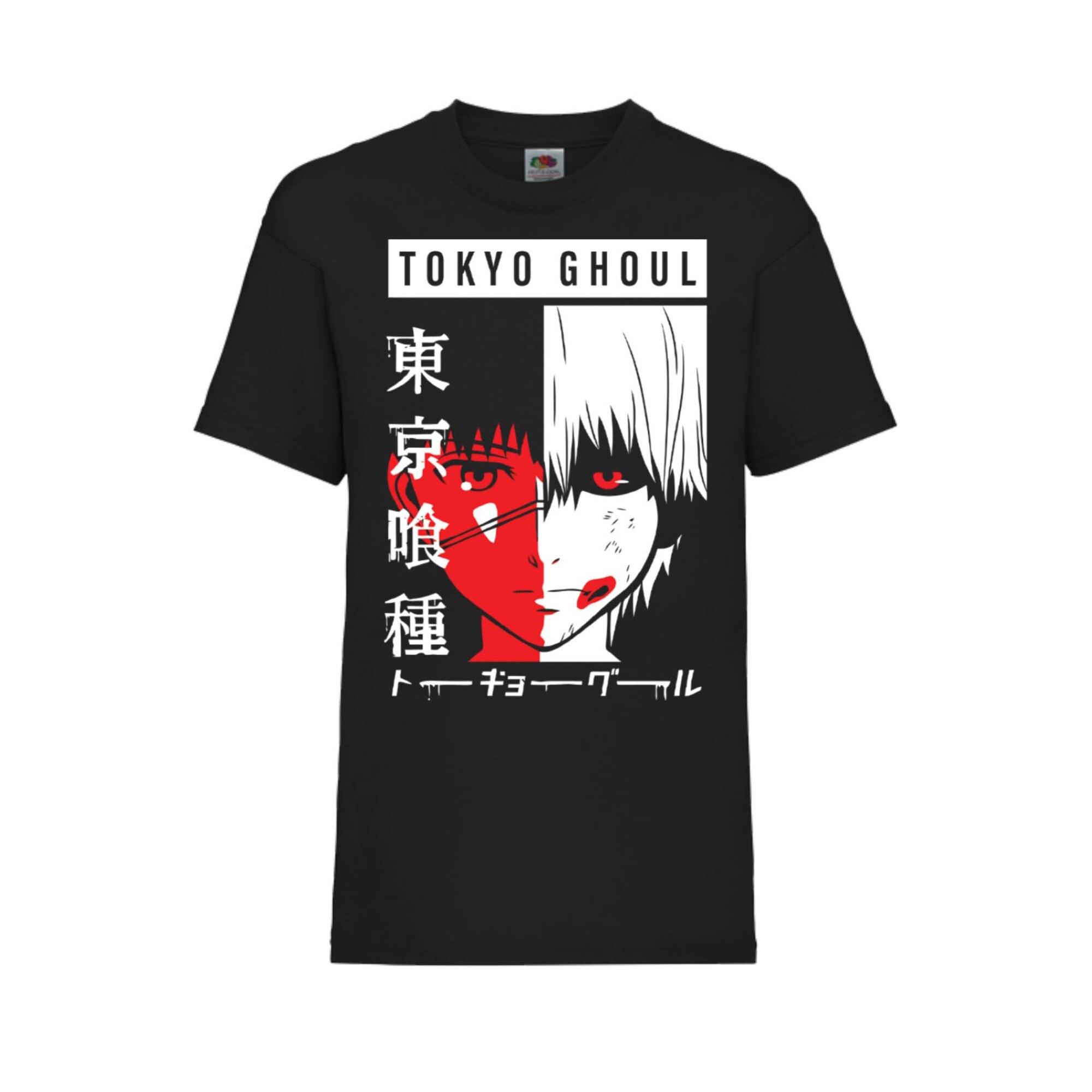 Детска Тениска Tralala Tokyo Ghoul 01 Japan Animation, Черен, 9-11 г ...