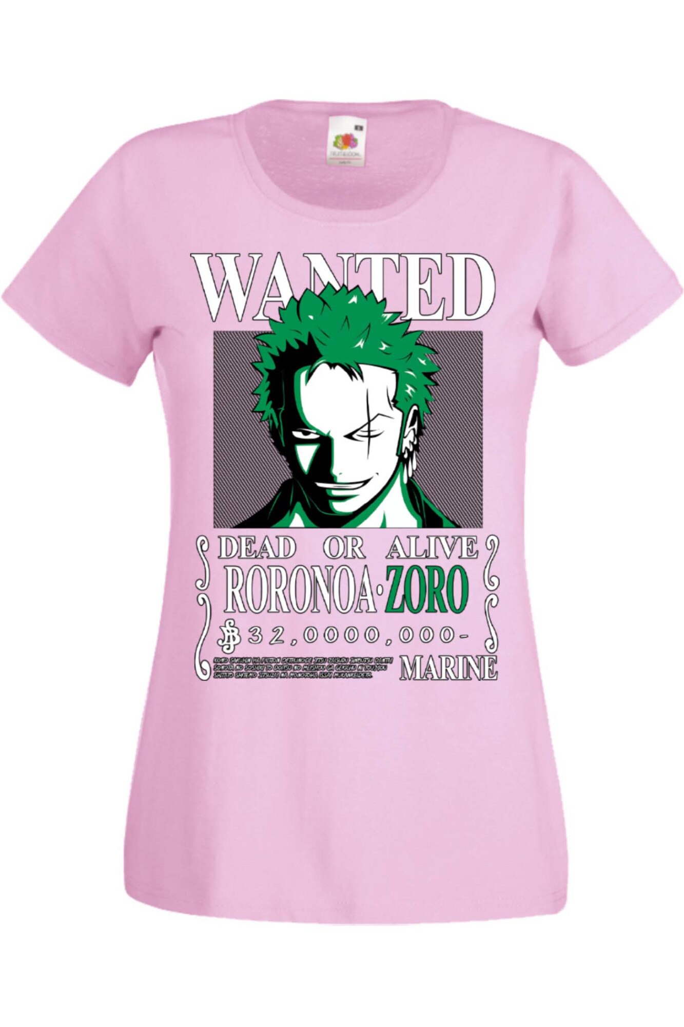 Tricou dama Japan Manga Anime Tralala One Piece Roronoa Zoro 01 Japan ...
