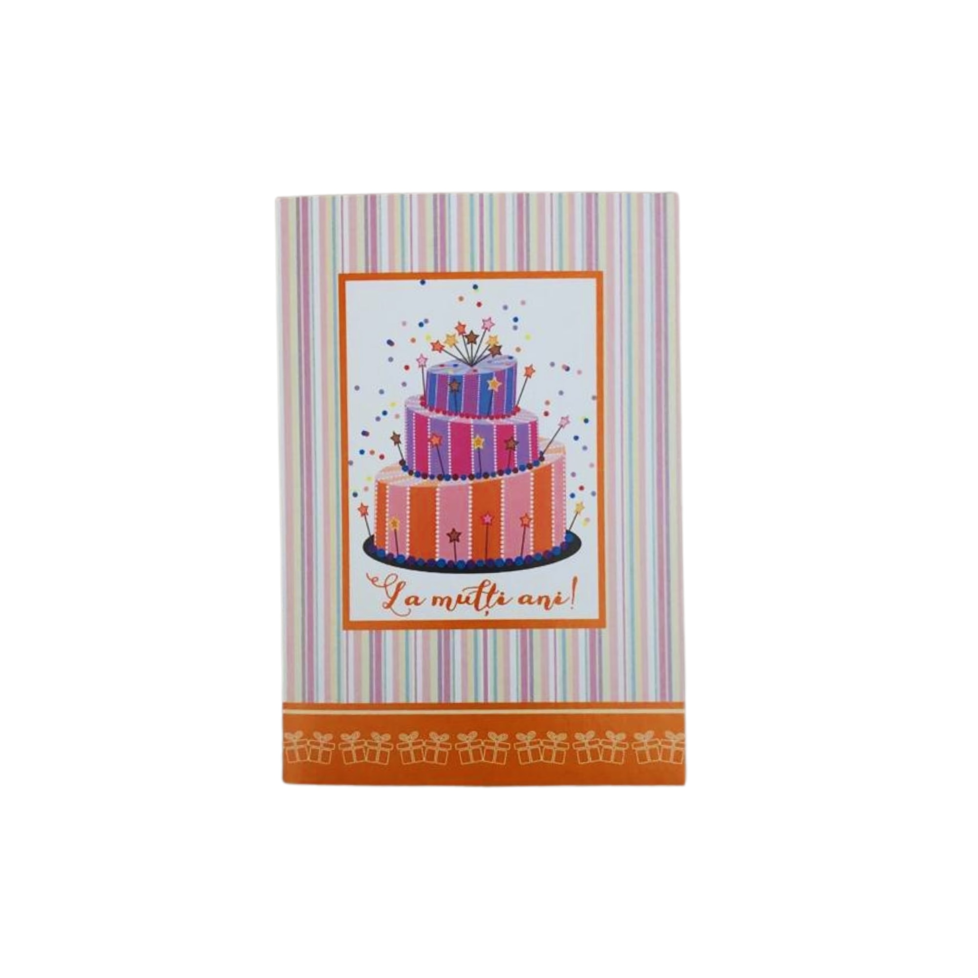 Felicitare, Zoltyd Art, portocaliu, carton, 16.5 x 11.5 cm, cu mesaj La ...