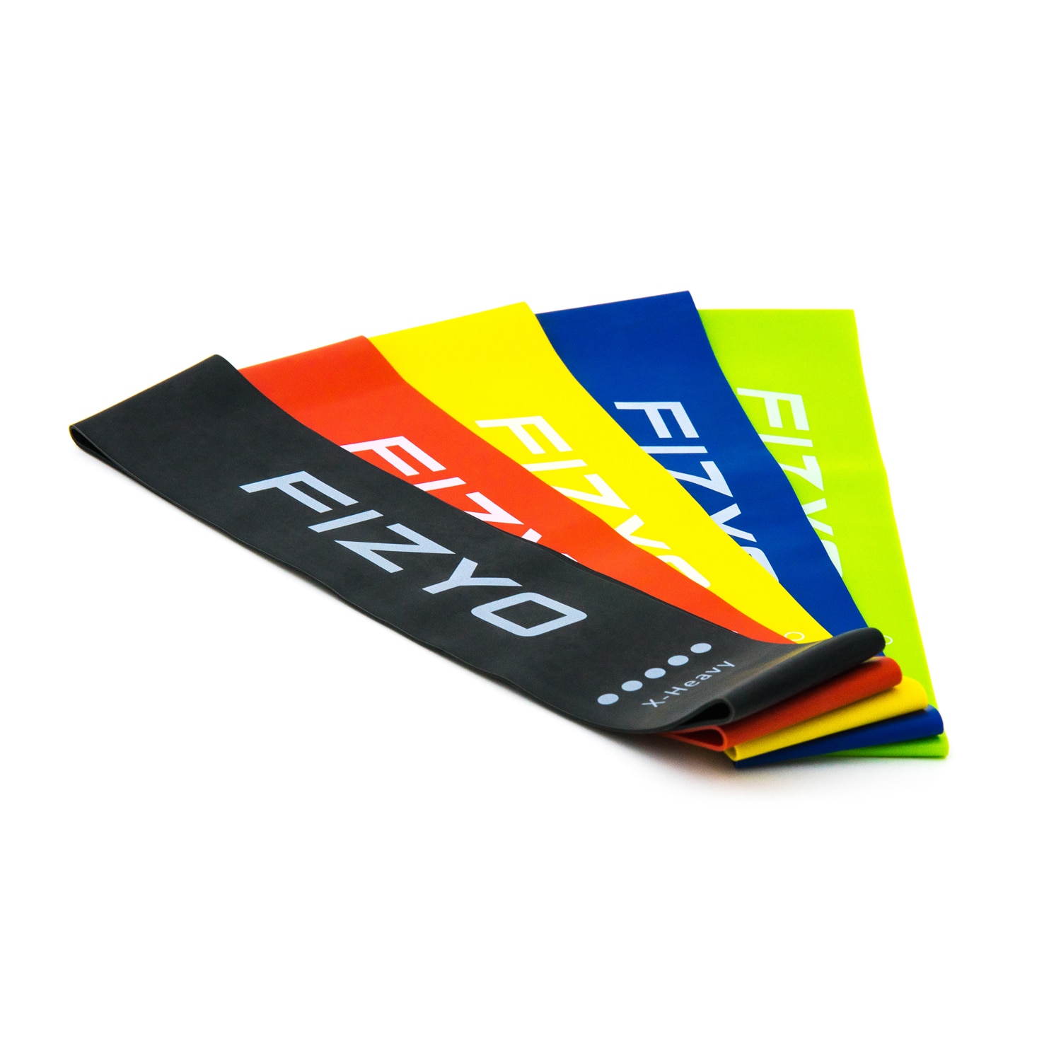 Set benzi elastice de rezistenta pentru sport si fitness, Fizyo X-PRO ...