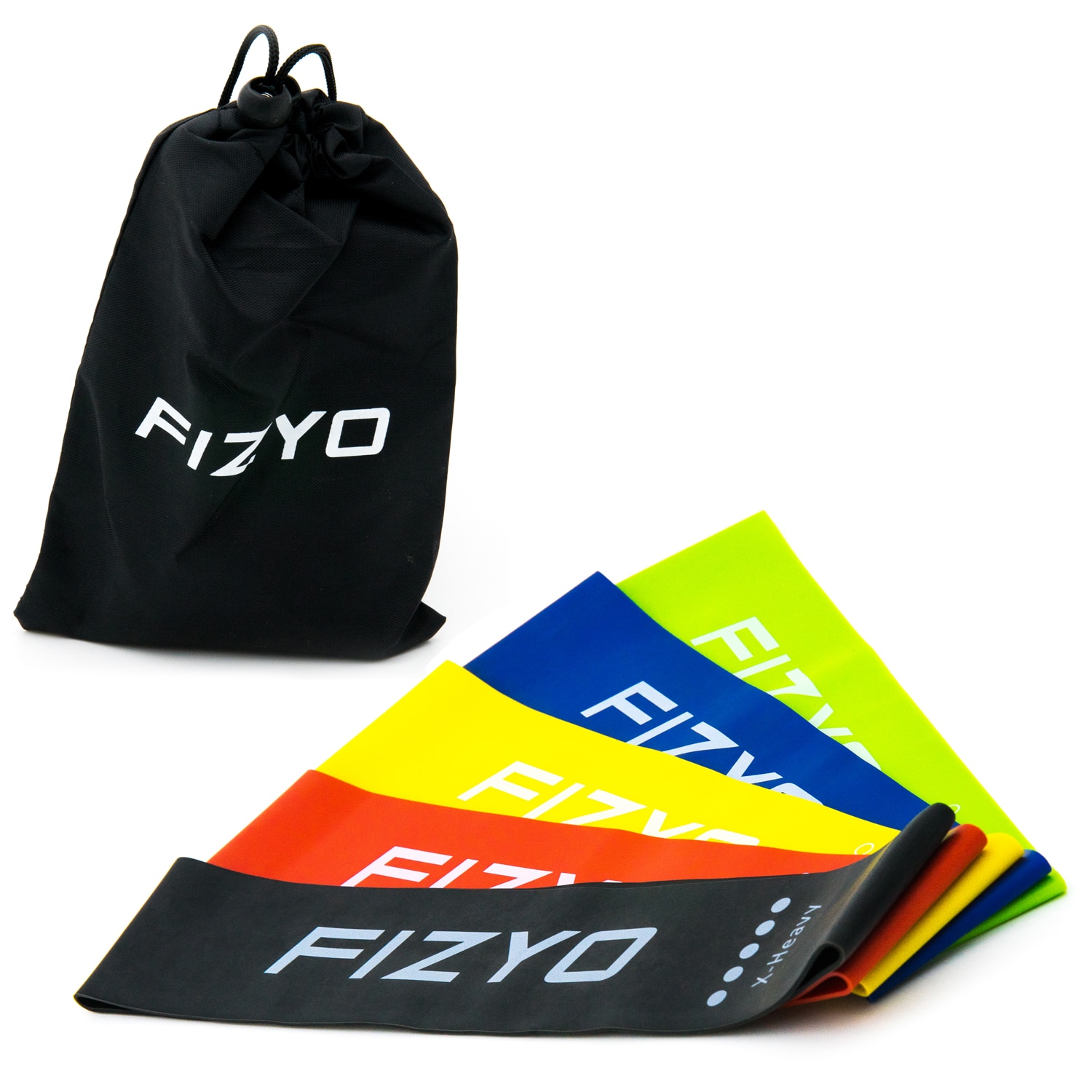 Set benzi elastice de rezistenta pentru sport si fitness, Fizyo X-PRO ...