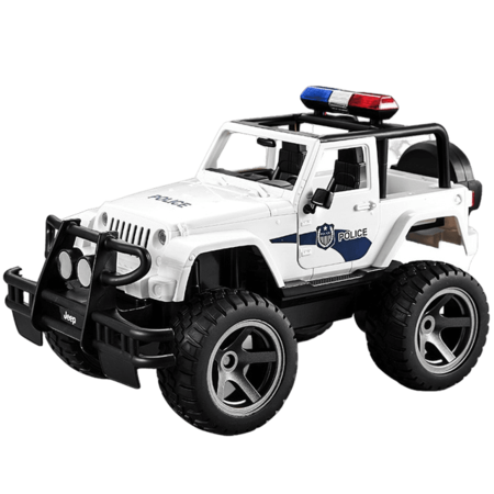 Masinuta cu telecomanda Jeep Politie 1:12 - eMAG.ro