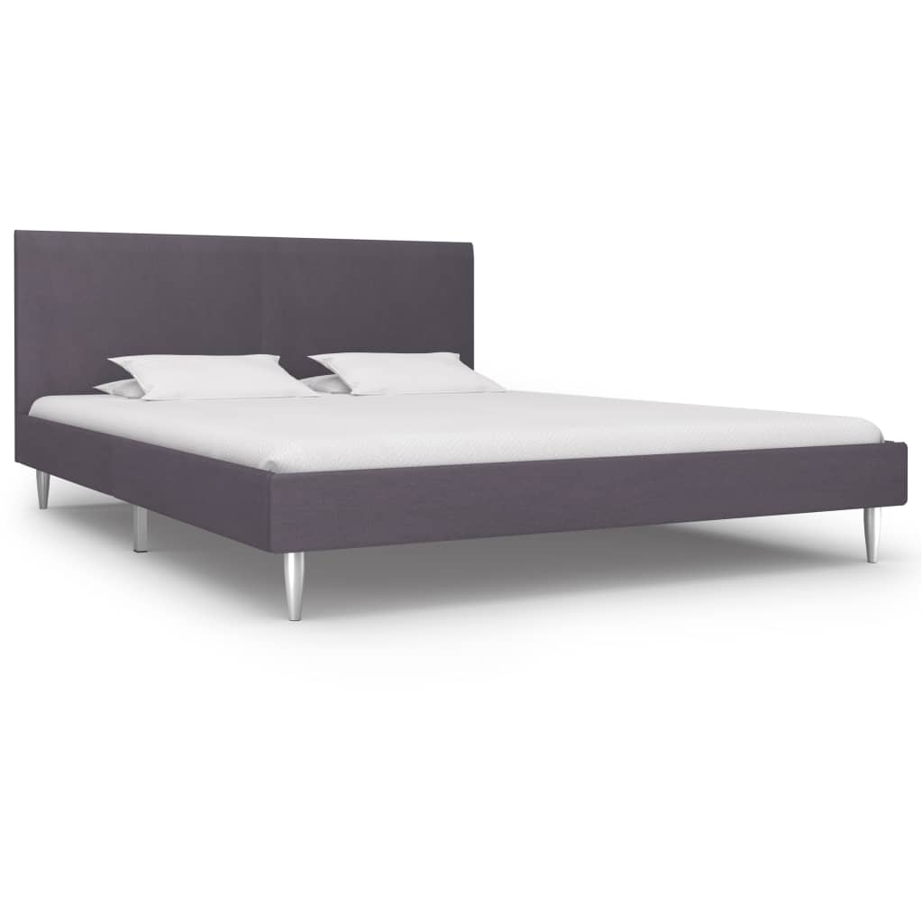 Cadru pat, gri, 180x200 cm, material textil, 27,6 kg - eMAG.ro