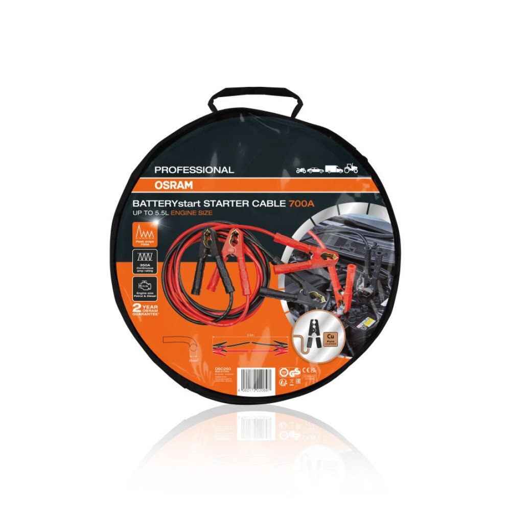 Set 2 buc Cabluri Curent Pornire Osram STARERcable, 700A - eMAG.ro