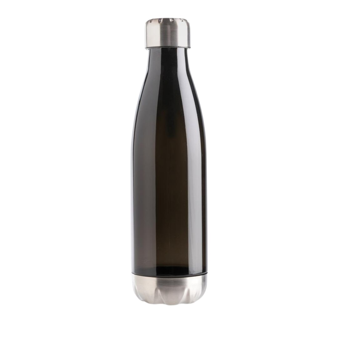 Sticla de apa cu capac metalic 500 ml, Easy Drink, negru - eMAG.ro