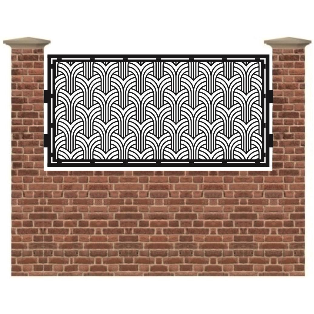 Panou de gard mic din tabla debitata cu plasma TOMIS 990x1940 mm - eMAG.ro