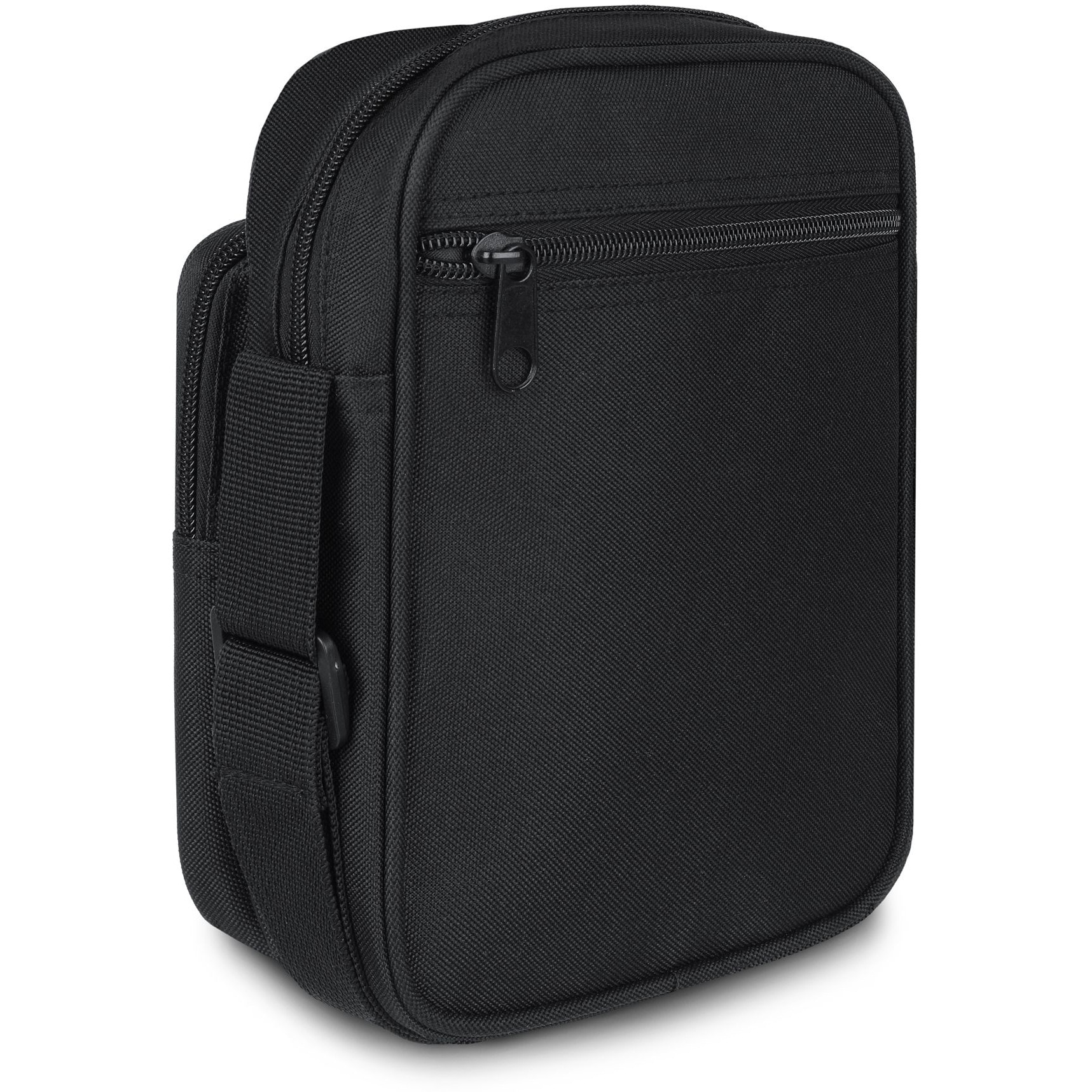 Borseta geanta de umar pentru barbati, curea, neagra, 22x17x8, Zagatto ...