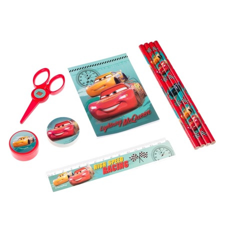 Set 9 rechizite Cars 95 Rosu - eMAG.ro