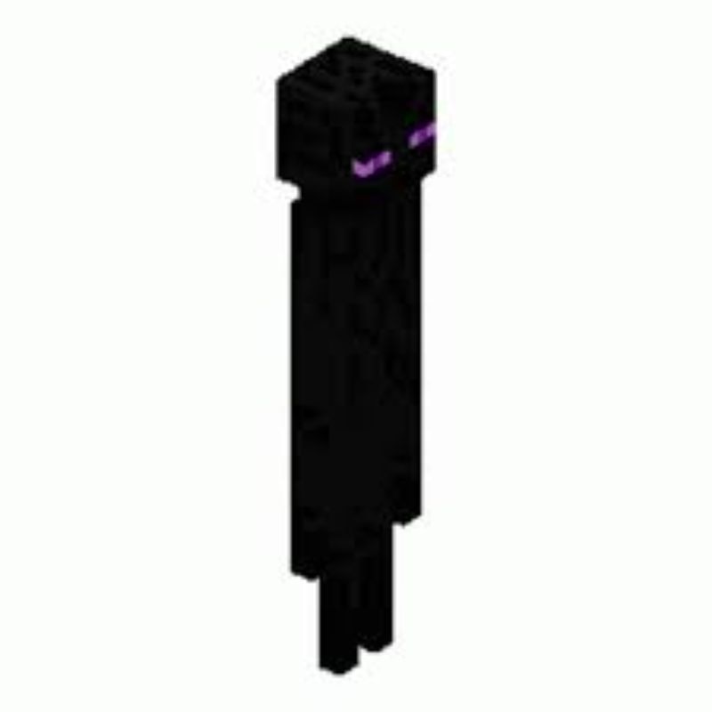 Set 6 figurine tip Minecraft, dragon, Iron Golem, Zombie, Enderman ...