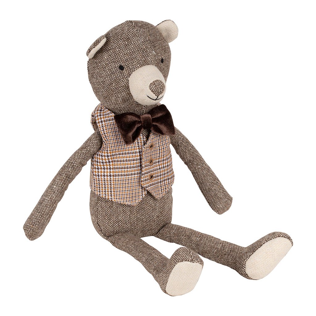 Ursulet de plus cu vesta detasabila,40cm, Comptoir de Famille - eMAG.ro