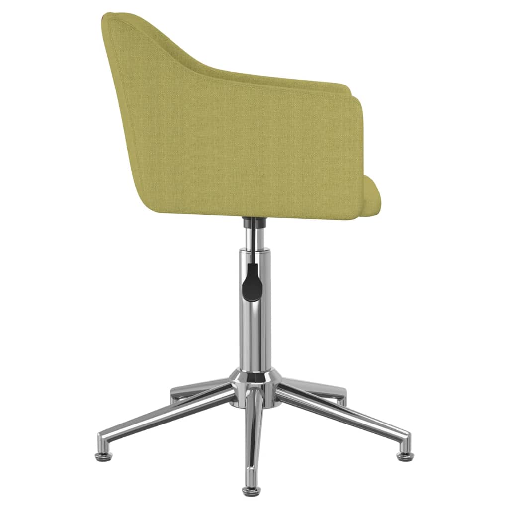 Scaun de birou pivotant, verde, material textil, design elegant 5595 ...