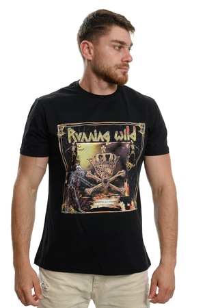 Мъжка тениска Printex, RUNNING WILD, Rogues en Vogue, Музикални групи ...