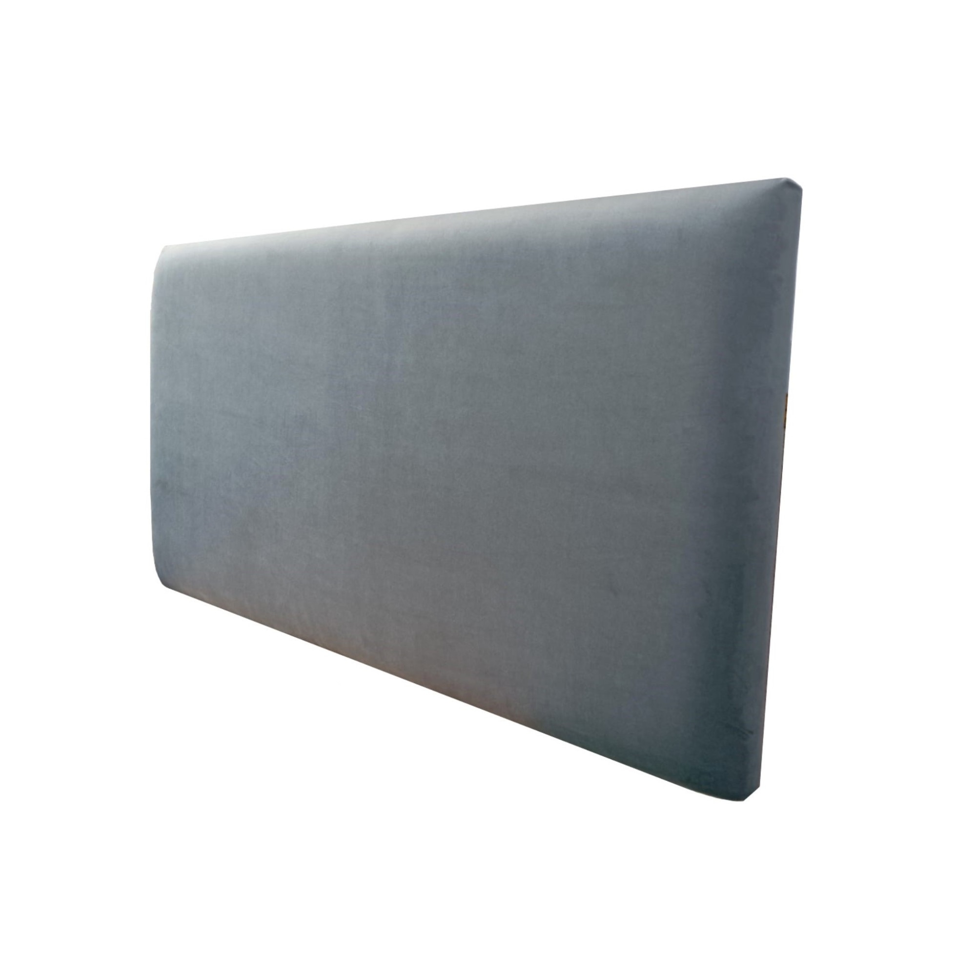 Tablie pat Malin, catifea gri, 60 x 200 cm - eMAG.ro
