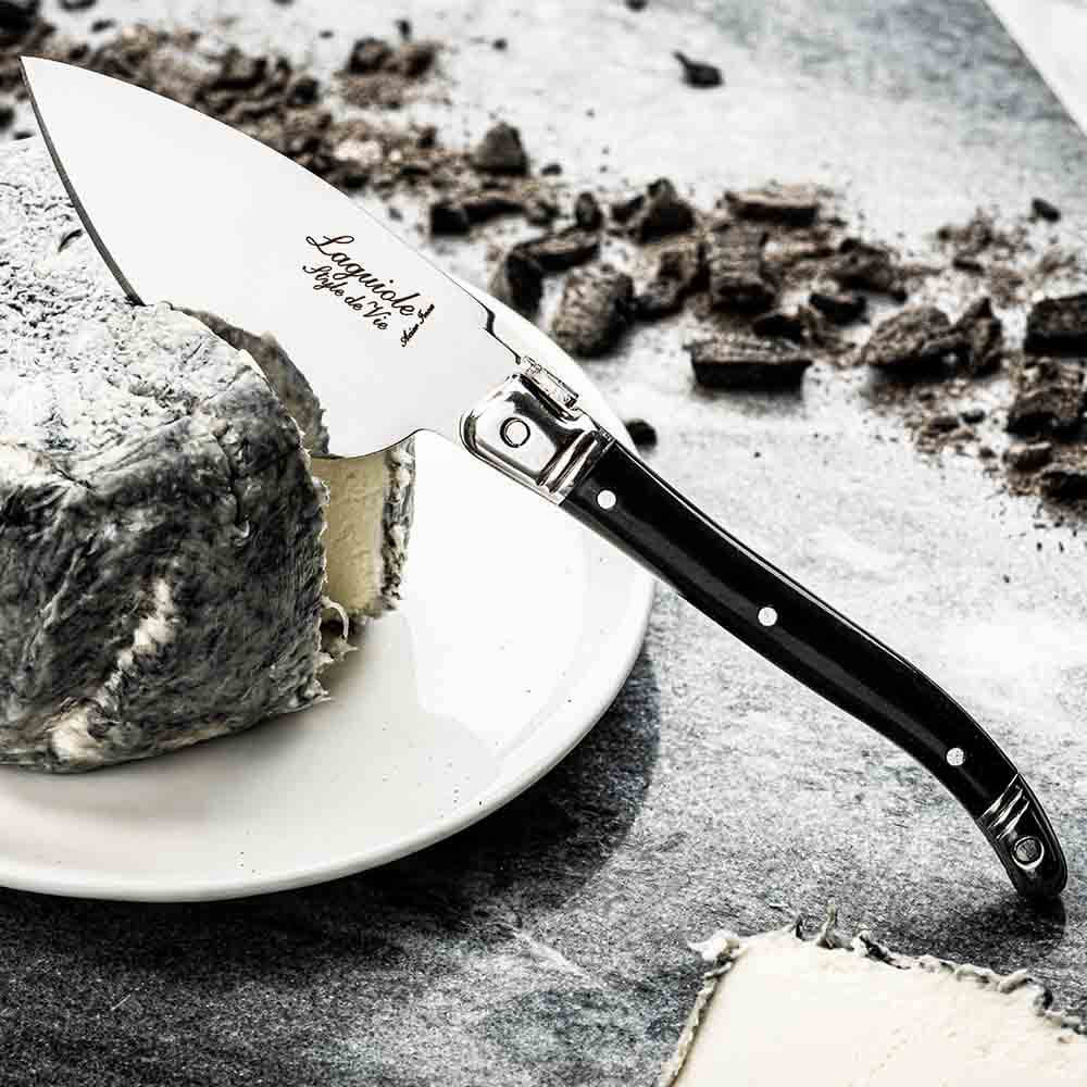 Set 3 cutite pentru branza Style de Vie Laguiole, Negru/Argintiu - eMAG.ro