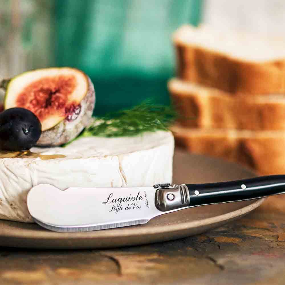 Set 3 cutite pentru branza Style de Vie Laguiole, Negru/Argintiu - eMAG.ro