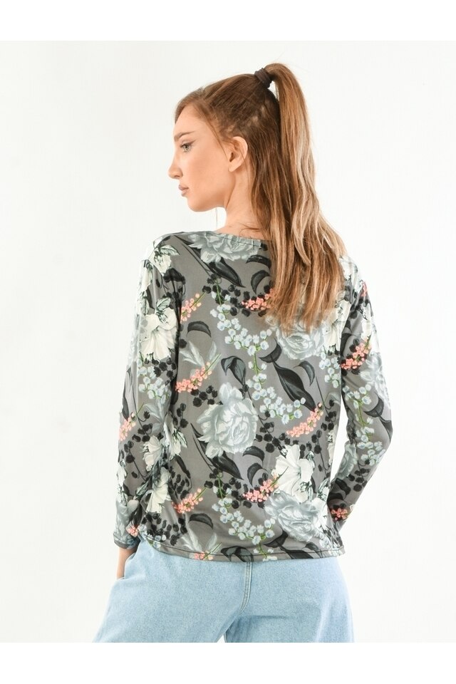Bluza Dama Ophelia Gri Roz, XXL - eMAG.ro