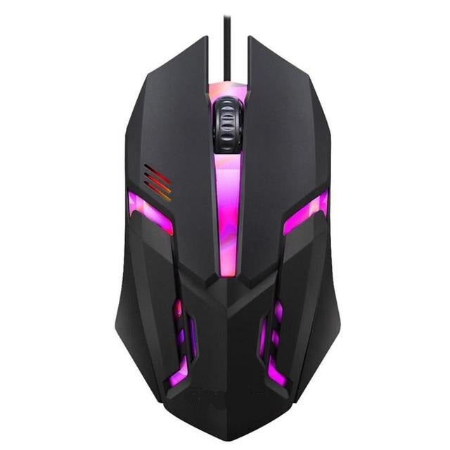 Kit Tastatura si Mouse Gaming, Iluminare RGB, cu Fir - eMAG.ro