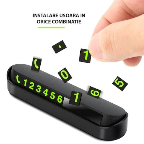 Suport numar de telefon pentru parcare temporara Regal trade - eMAG.ro