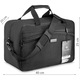 Geanta de voiaj Zagatto, pentru avion, neagra 40x20x25 ZG10 - eMAG.ro