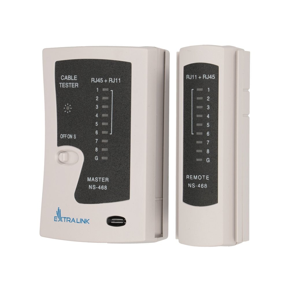 Tester pentru cabluri internet Extralink, RJ-45/RJ-11 - eMAG.ro