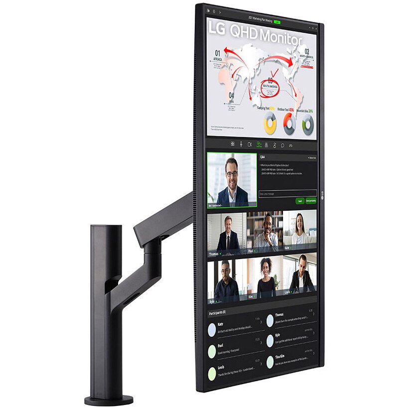Monitor LG UltraFine™ 32'' IPS QHD, Ergo Stand - eMAG.ro