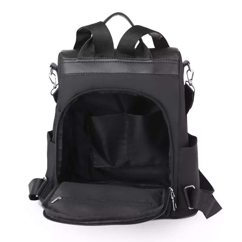 Rucsac dama, tip geanta, negru, 30x31x13cm - eMAG.ro