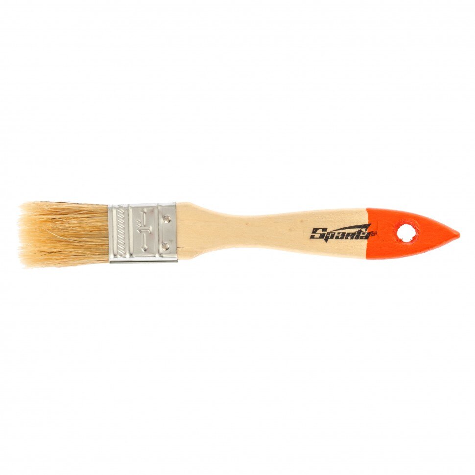 Pensula plata Slimline, 1", par natural, maner din lemn, SPARTA - eMAG.ro