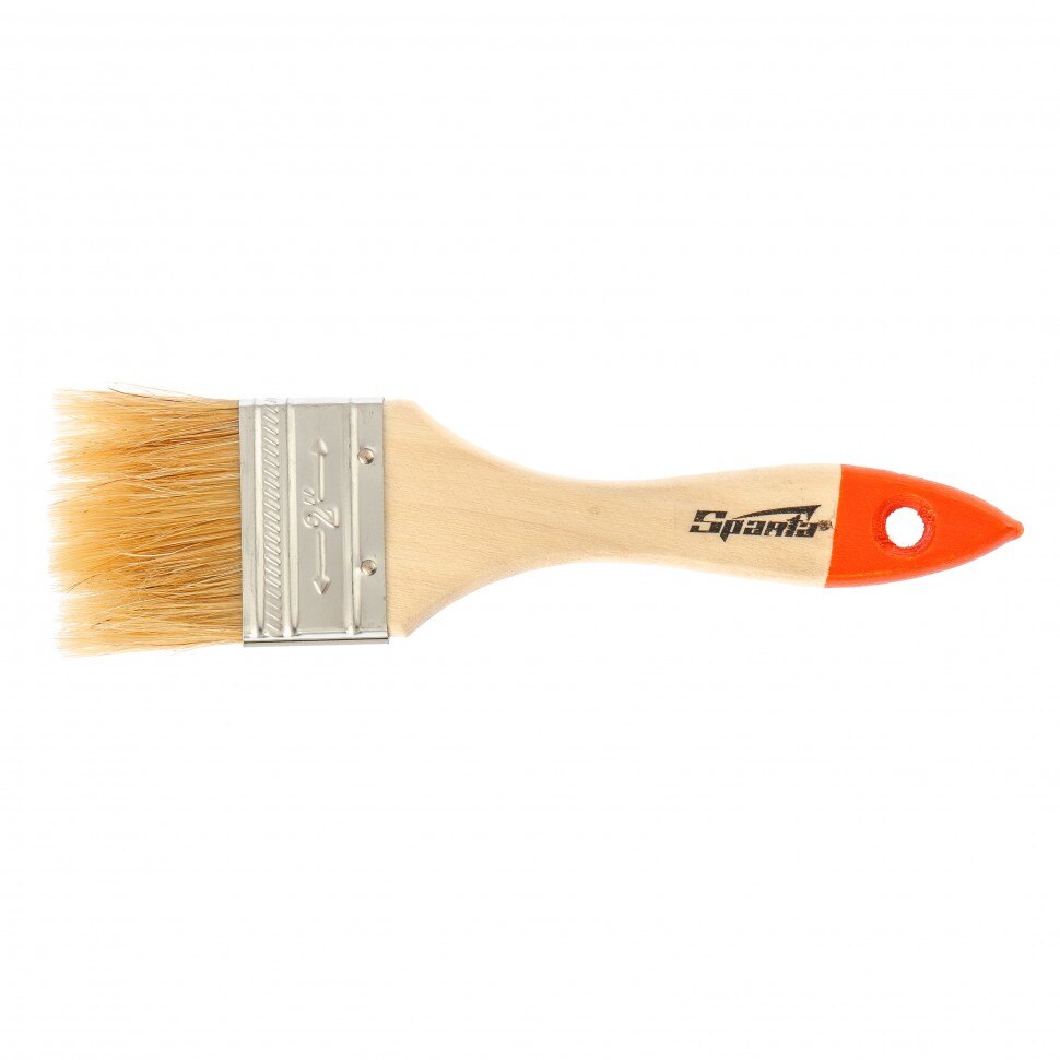 Lapos ecset 2'', természetes szőr, fa nyél //SPARTA - eMAG.hu