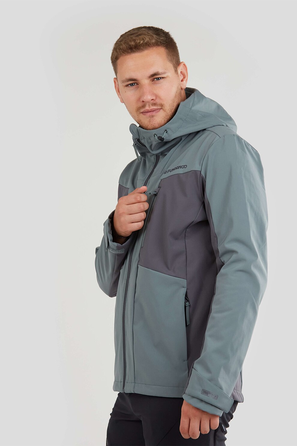 Fundango, Непромокаемо яке Rauris Softshell, Светлосив, XL - eMAG.bg