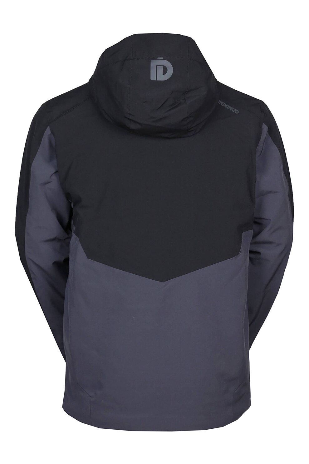 Fundango, Geaca cu gluga pentru ski Telluride, Gri carbune, Negru, M ...