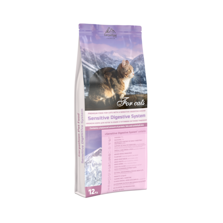 Hrana Carpathian Cat, Sensitive Digestive System, Pui, 12kg - eMAG.ro