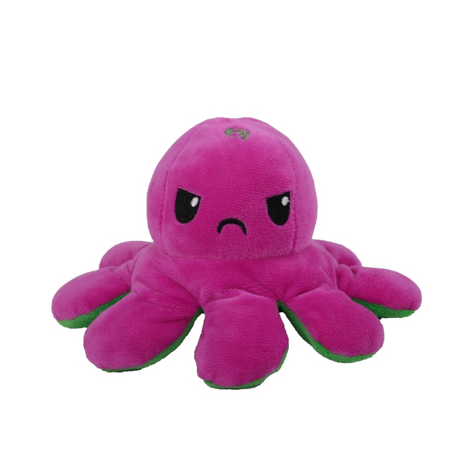 Caracatita reversibila din plus cu 2 fete, fata fericita si fata trista ...