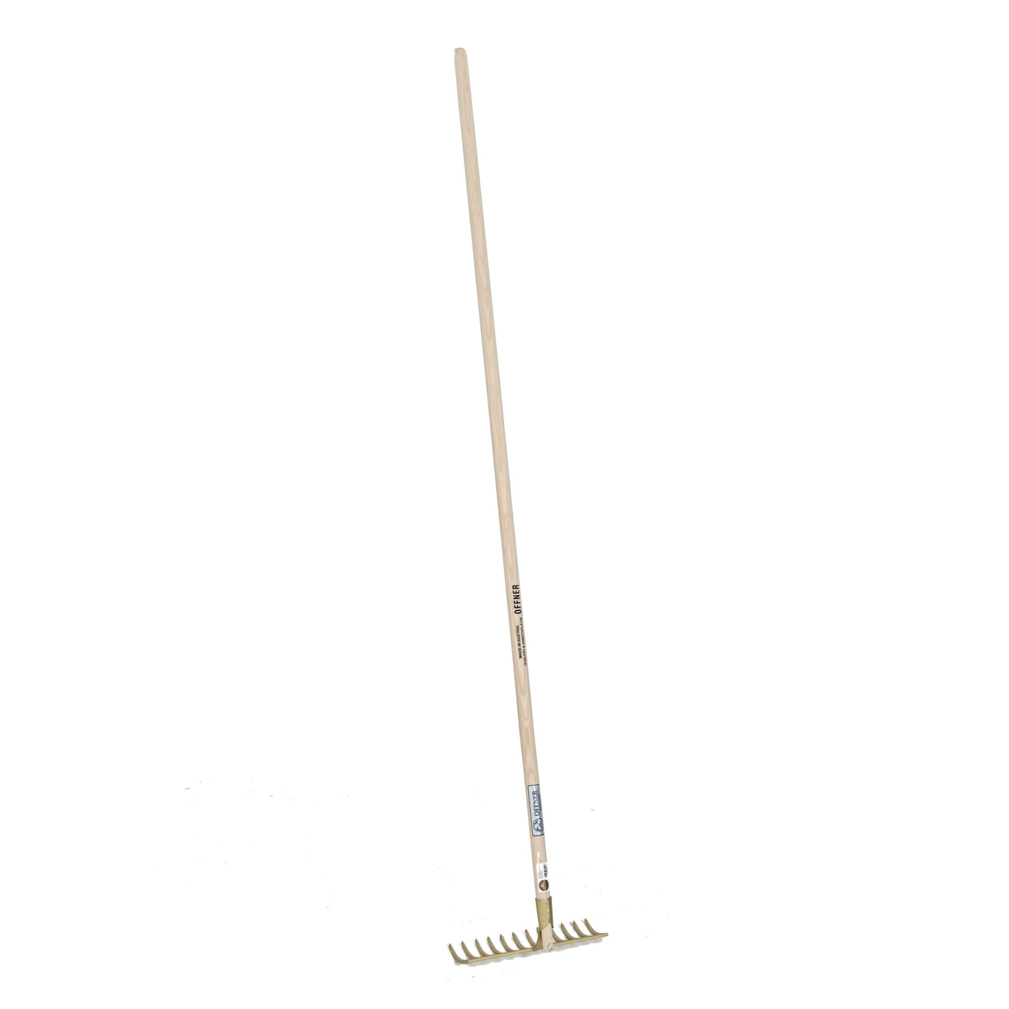 Grebla frunze, Offner, otel, cu coada din lemn, 1,4 kg, 12 dinti, 170 ...