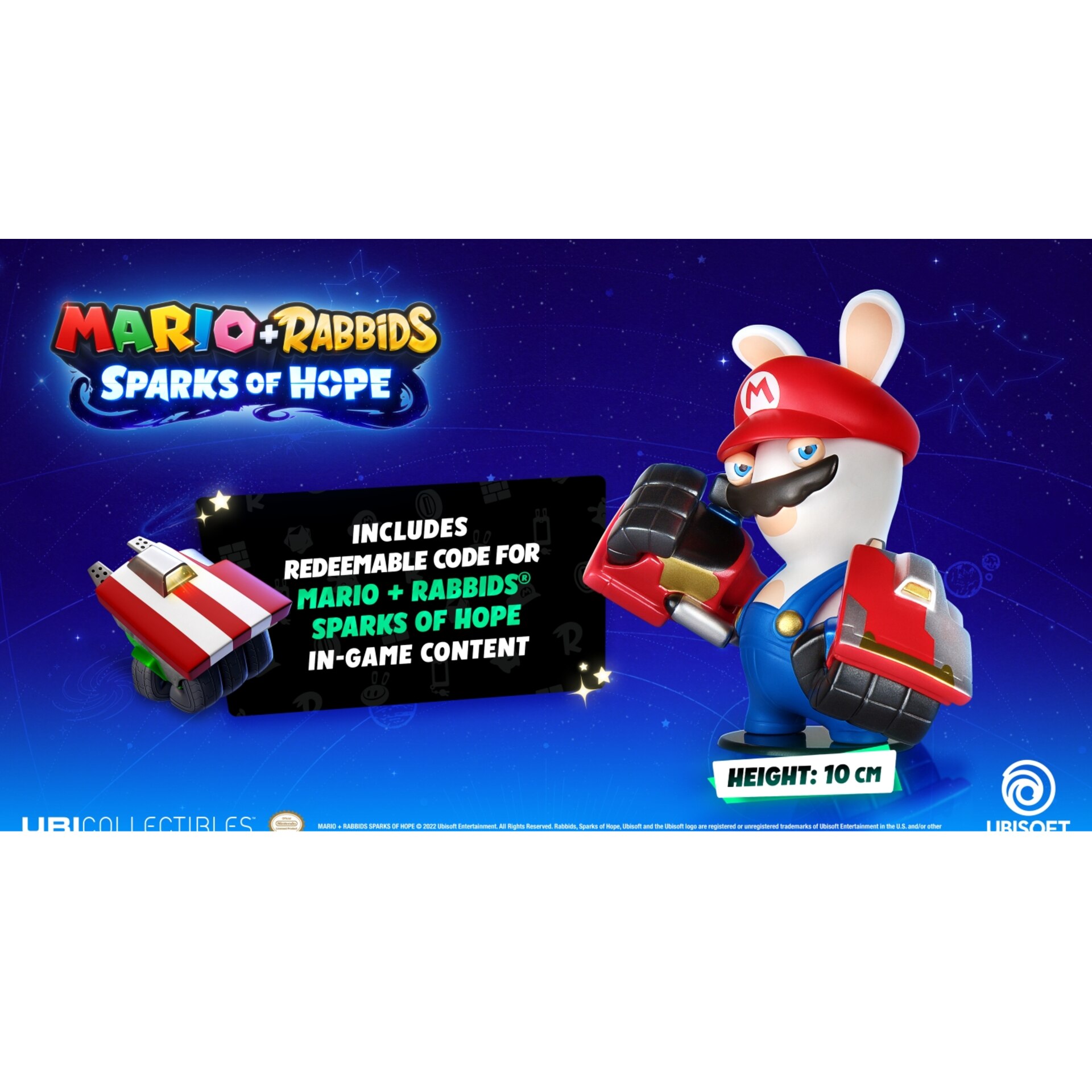 Figurina UBISOFT Rabbid Mario 10cm - eMAG.ro
