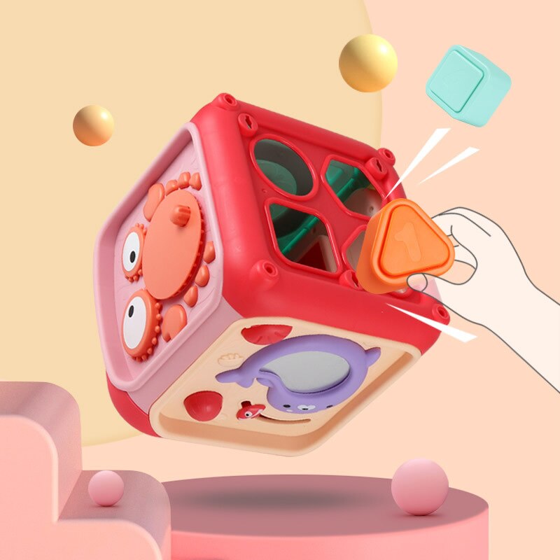 Jucarie Interactiva pentru Bebelusi, Cub Activitati 7 in 1, Pinguin ...