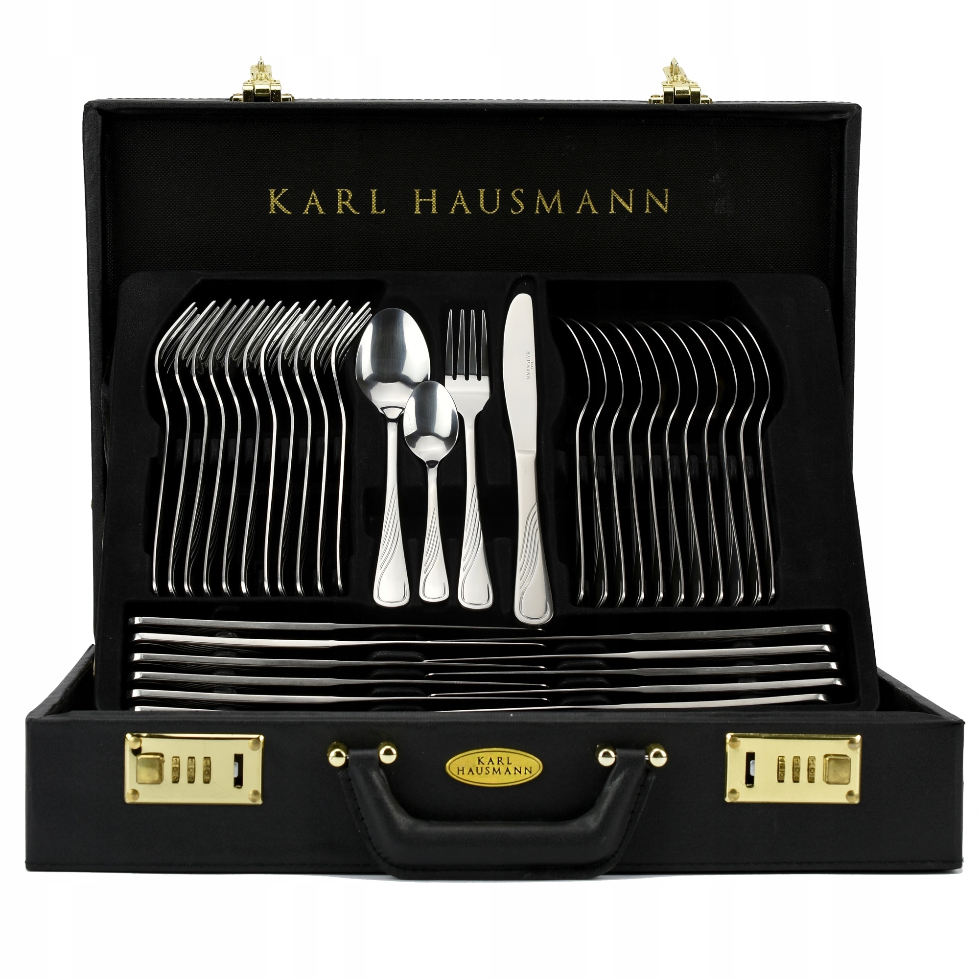 Комплект прибори за хранене, Karl Hausman, модел Heidi, 72 бр., стомана ...