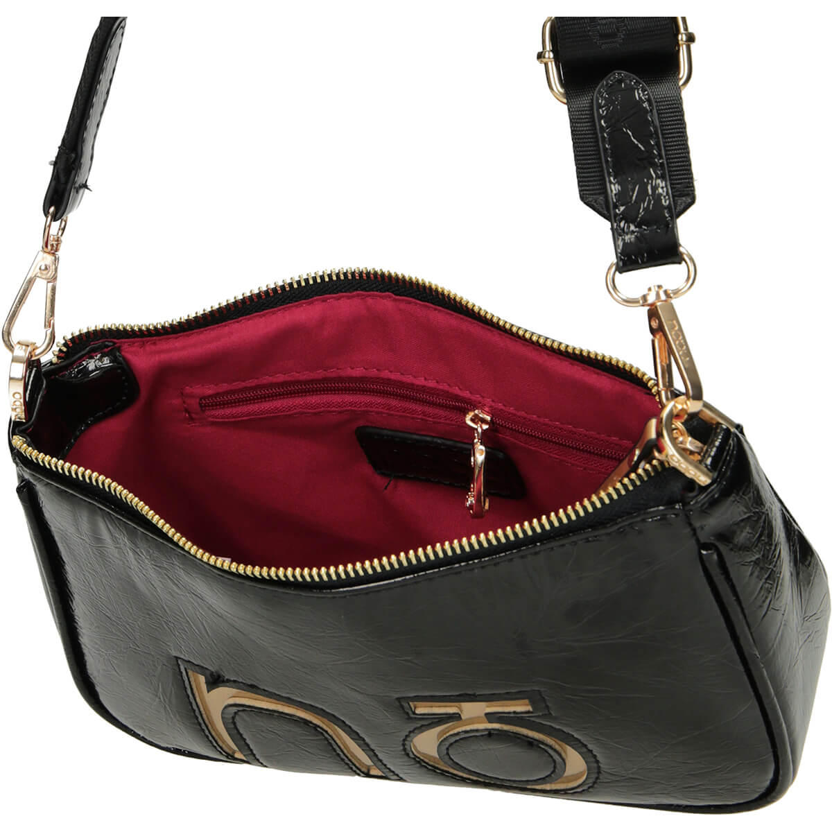 Малка чантичка Nobo, Екологична кожа, NBAG-L0450-CM20, Черен - eMAG.bg