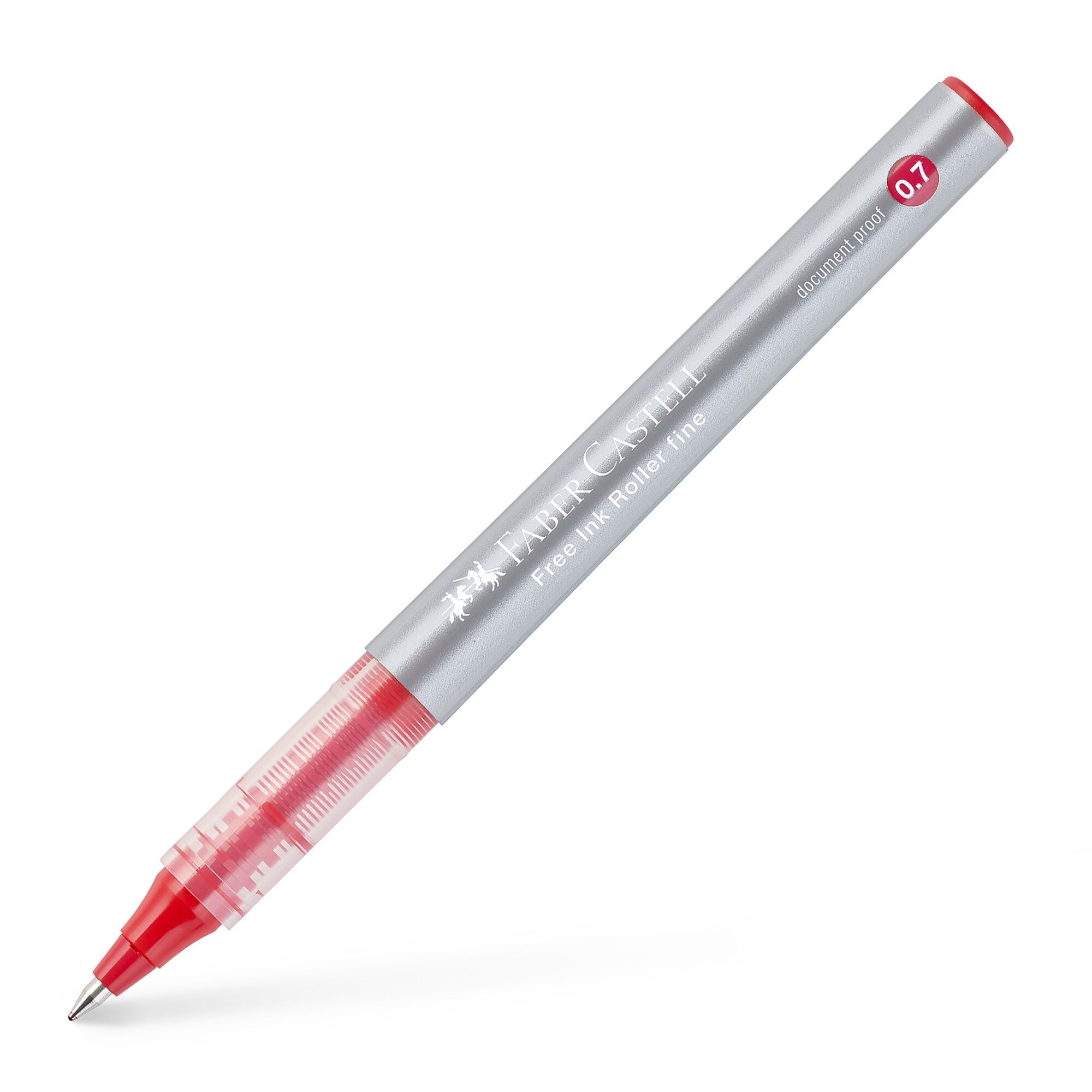 Комплект от 2 безплатни мастилени ролки 0,7 мм, Faber-Castell, червени ...