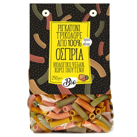 Paste rigatoni colorate Green Bay, Fara gluten, 250 g - eMAG.ro