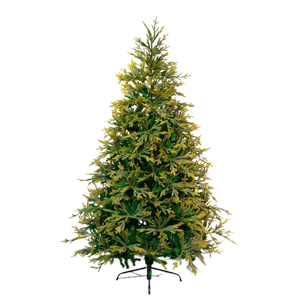 Brad artificial cu instalatie Led, lumina calda, 620 led-uri, dimensiune 240cm, TP1002 - eMAG.ro